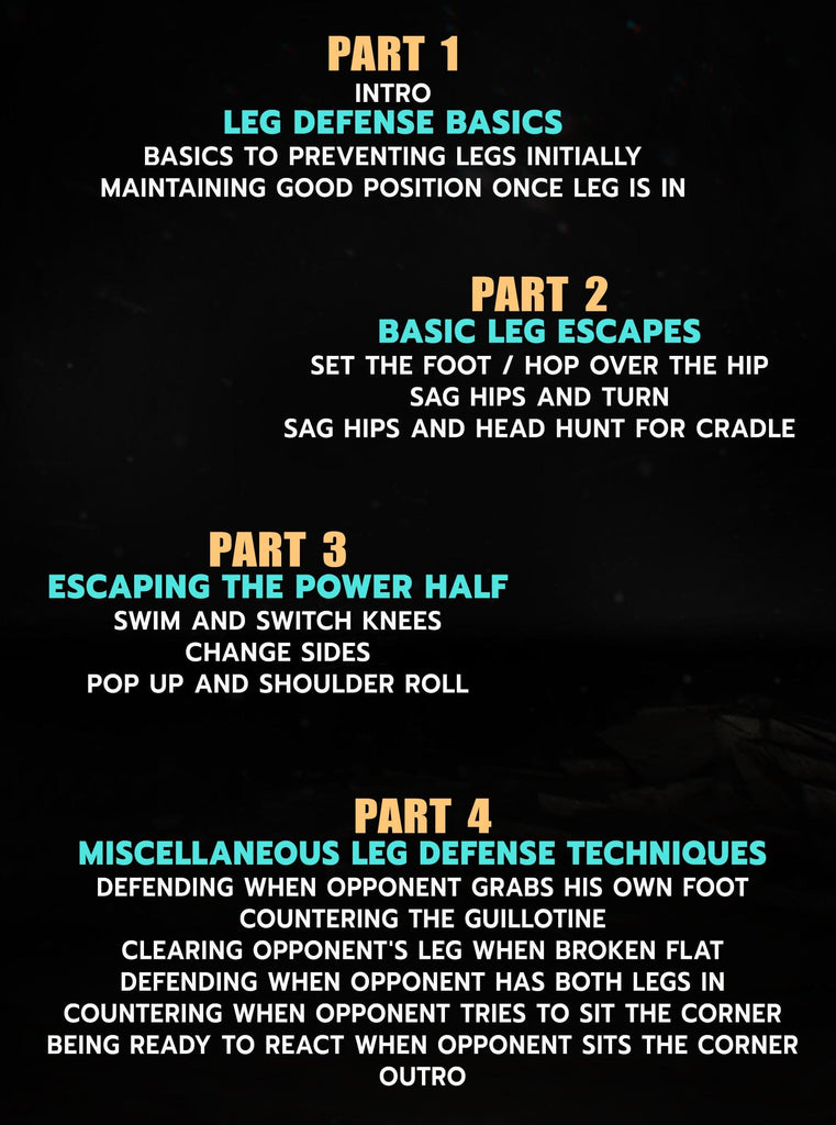 Peak Performance: Elevated Approach To Defending And Escaping Legs by ...