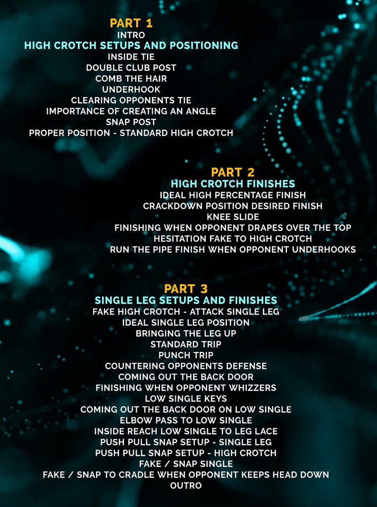 Effective Setups & Leg Attacks by Ben Honis – Fanatic Wrestling