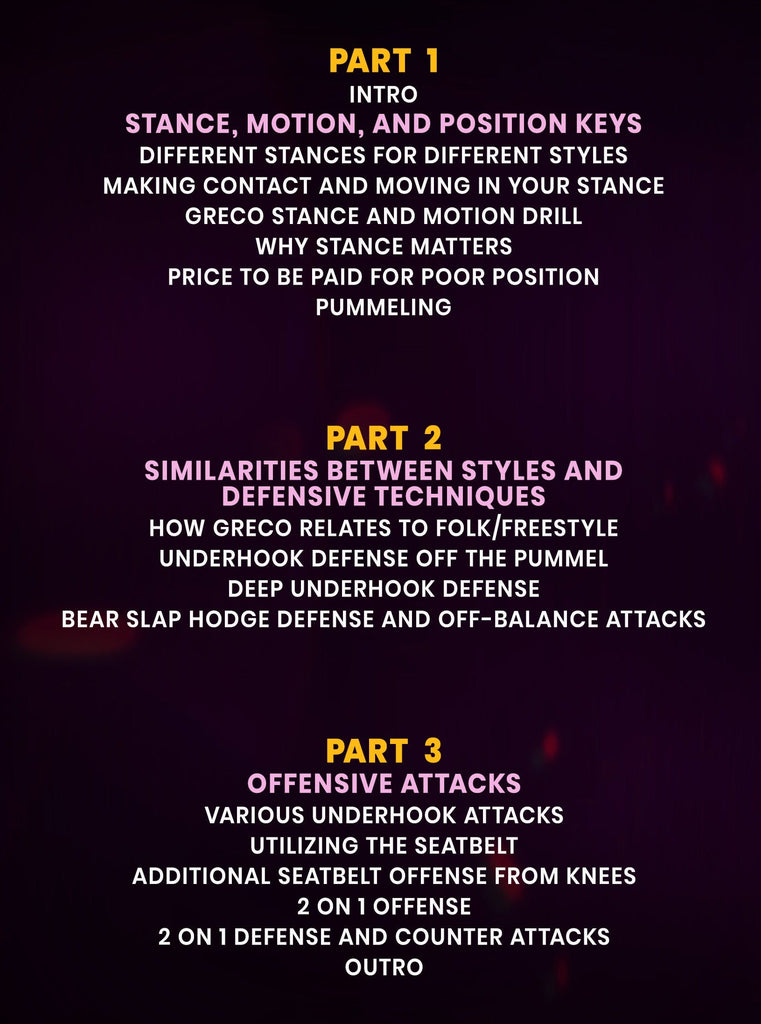 Greco Wrestling Skills For Folk & Freestyle by Joe Rau – Fanatic Wrestling