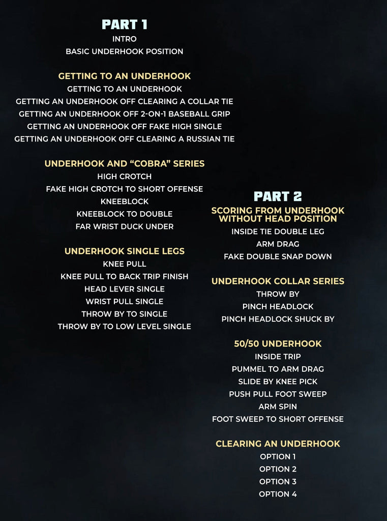 The Total Technical Guide To Underhook Offense by Kyle Cerminara ...